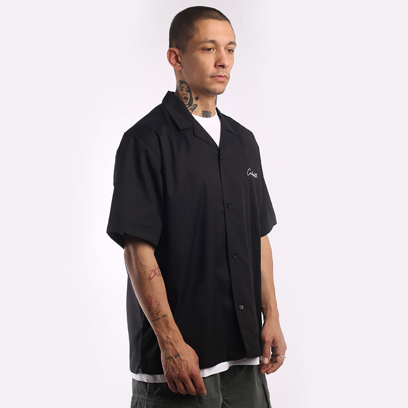 Мужская рубашка Carhartt WIP S/S Delray Shirt (I031465-black/wax ...